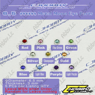 for MG Acguy Char ver Z'gok 5 PCs CJ Metal Φ6.5mm Mono Eyes Detail up ...