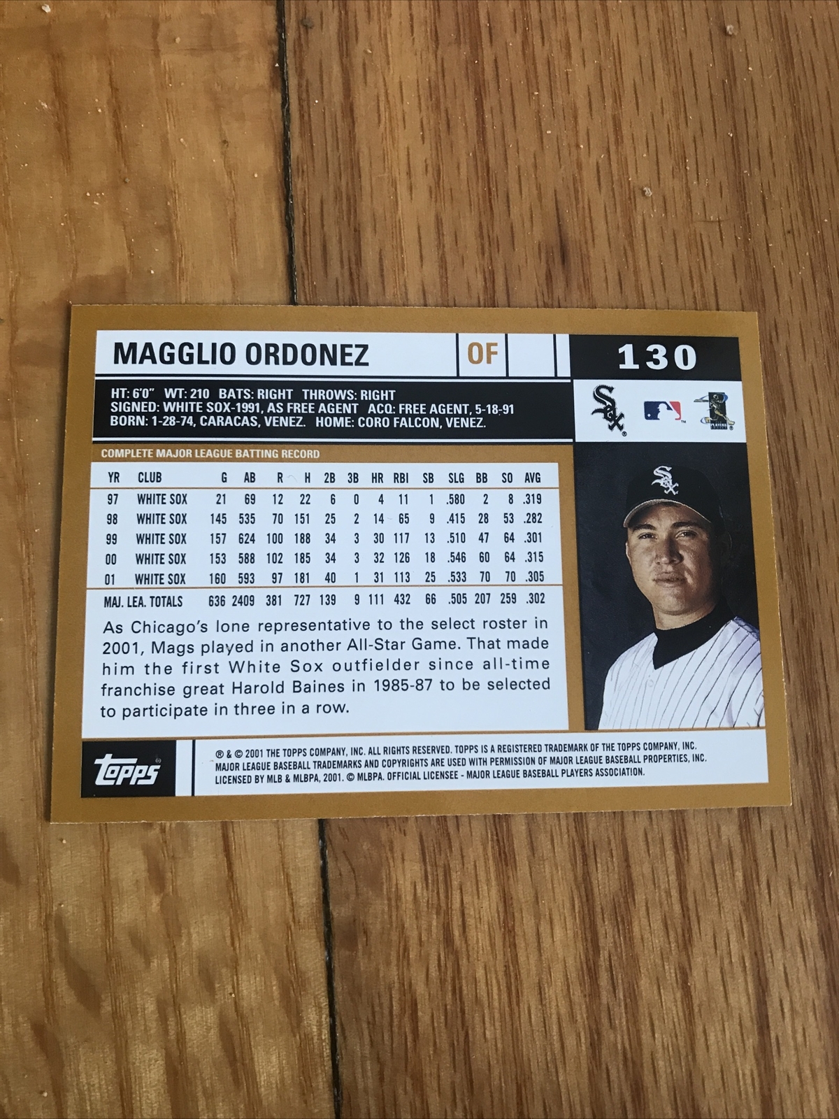 2002 Topps - #130 Magglio Ordonez for sale online | eBay