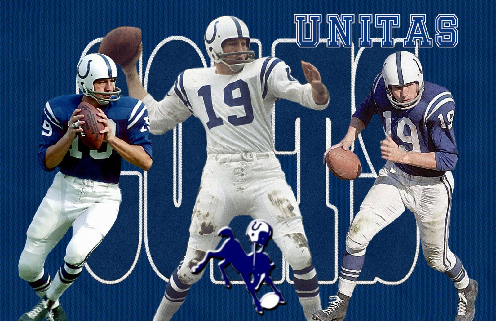 Indianapolis Colts Lithograph print of Johnny Unitas 17 x 11 | eBay