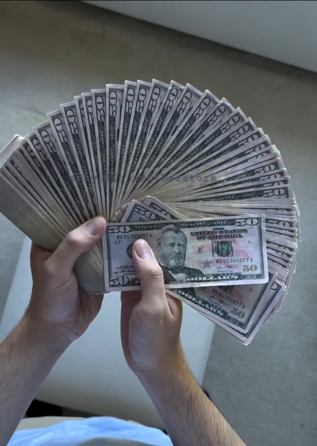 Film Industry High Quality $50 X 100 PCS $5,000 "AGED" Prop Prank Magic ...