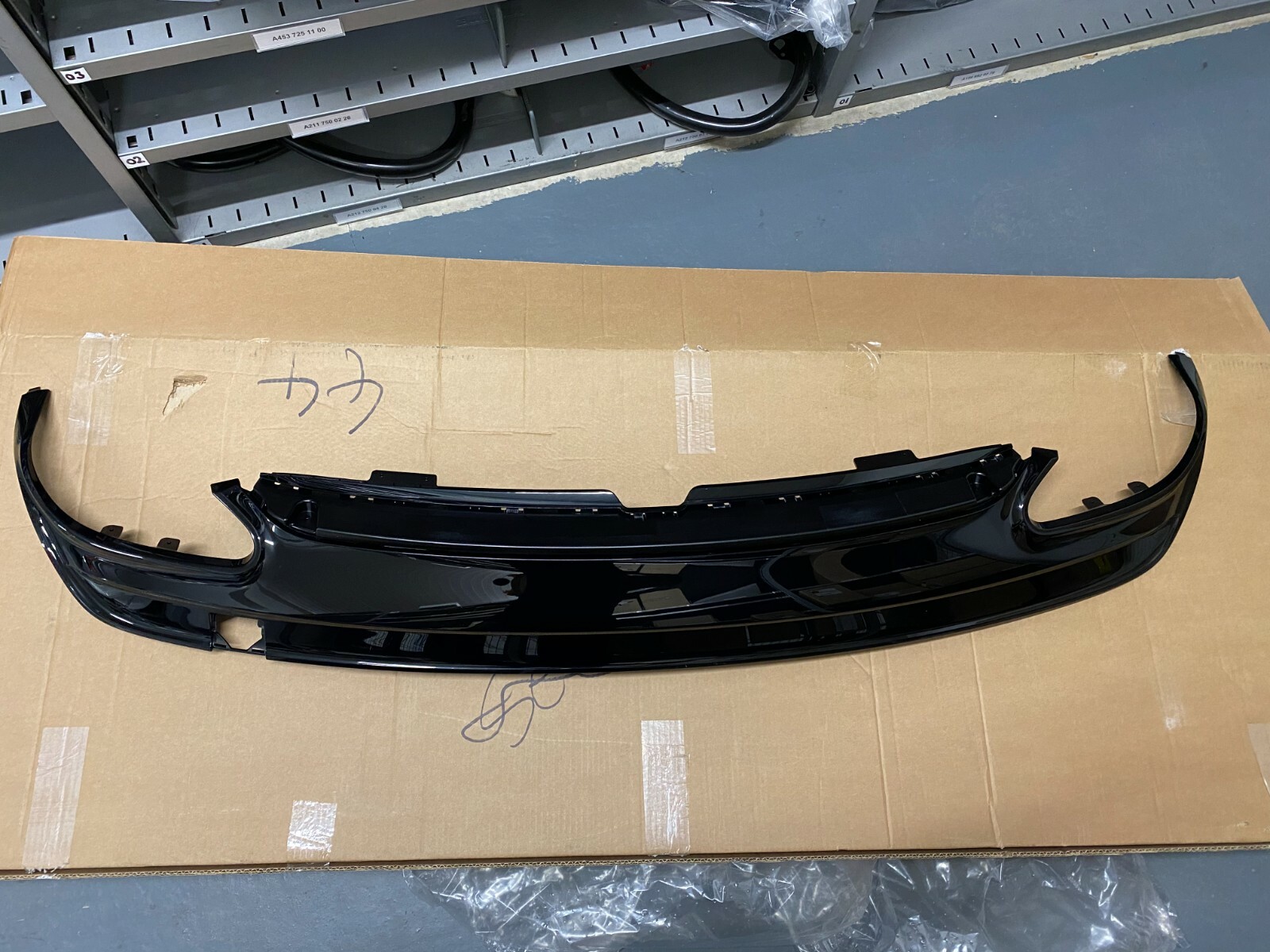 NEW Genuine Mercedes-Benz C117 CLA REAR AMG Bumper Diffuser A1178859500 ...