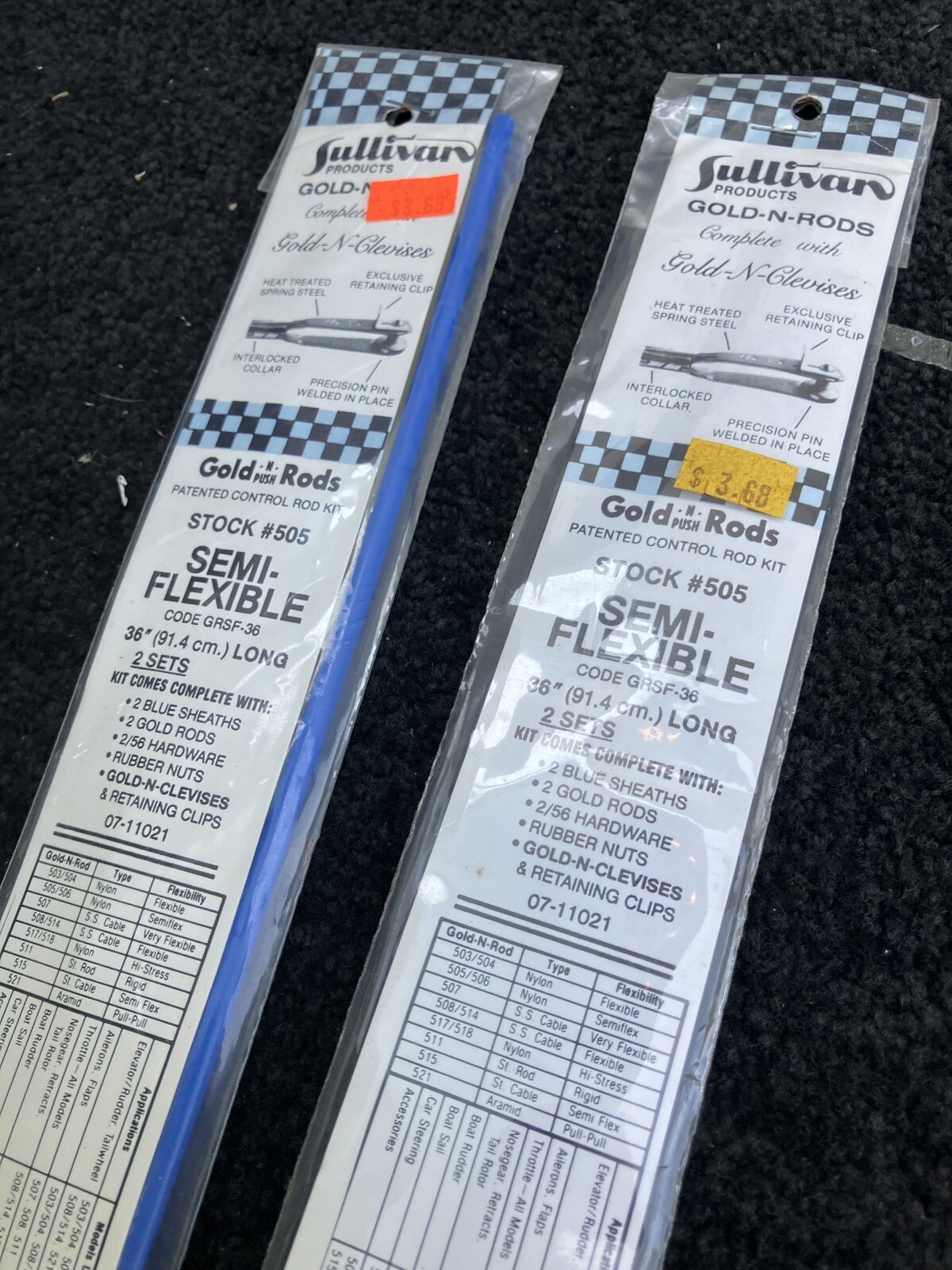 Two Sets (total Four) Sullivan #505 Pushrods Nyrods For R/c Model ...