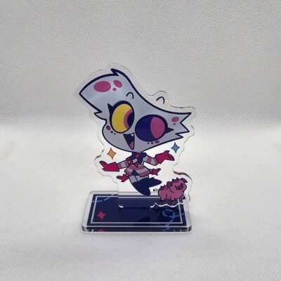 Hazbin Hotel Chibi Angel Dust Fat Nuggets Standee Helluva Boss | eBay