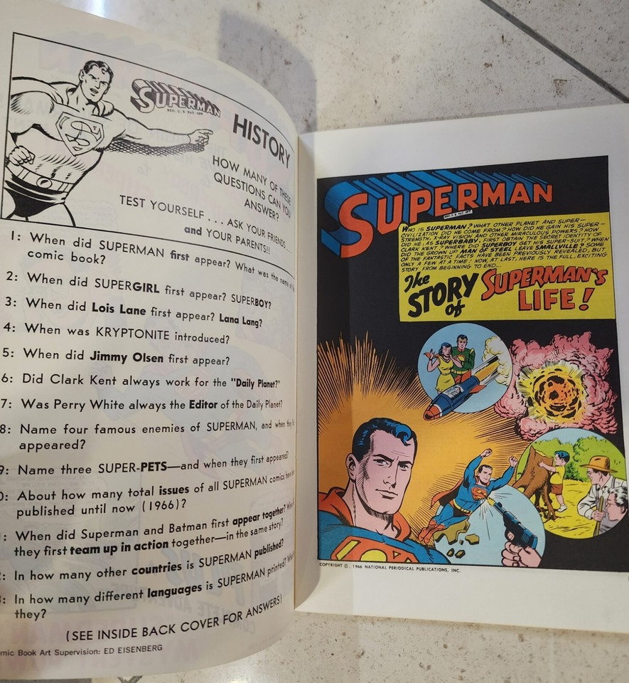 DC Comics Justice League Superman Golden Records 1966 Complete HTF | eBay
