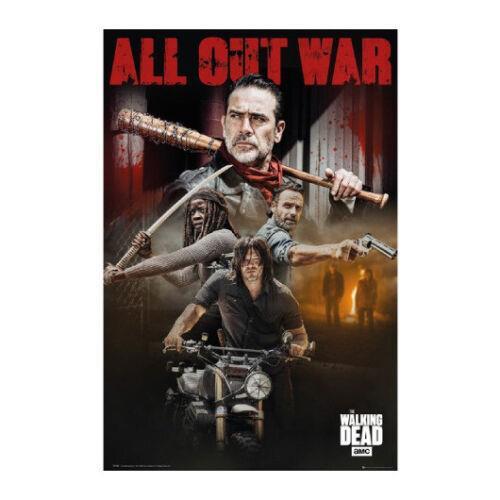 The Walking Dead All Out War Negan, Rick, Michonne and Daryl Poster ...