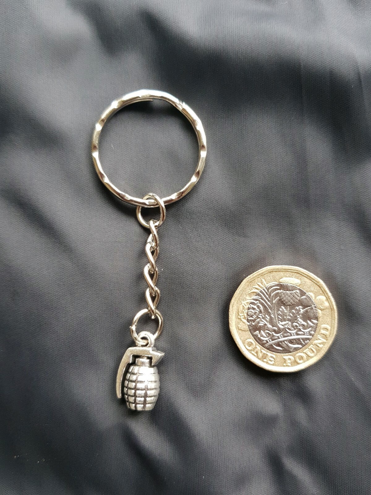 Silver Army Military Hand Grenade Weapon Bomb Key Ring World War | eBay UK