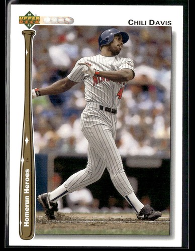 1992 Upper Deck #HR12 Chili Davis Homerun Heroes Baseball Card 1102B | eBay