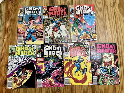 The Original Ghost Rider Rides Again 1-7 Complete Set 1991 Marvel Comic ...
