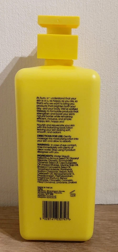500ml Aura Balancing Body Lotion with Vitamin E and Jojoba Oil ...
