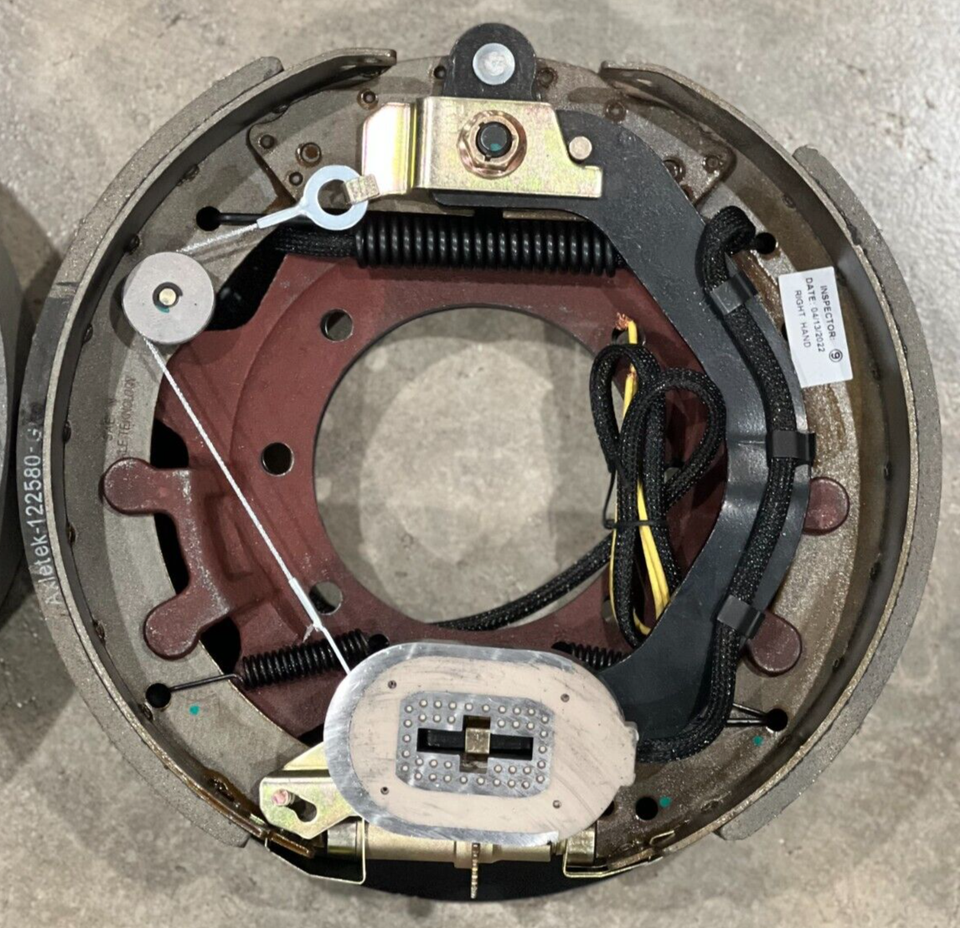 (2) 10K Electric Trailer Backing Plate Assembly Brake Fits Dexter 10K ...