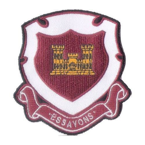 US Army Engineer Embroidered Patch - Combat Engineer - WAX Back ...