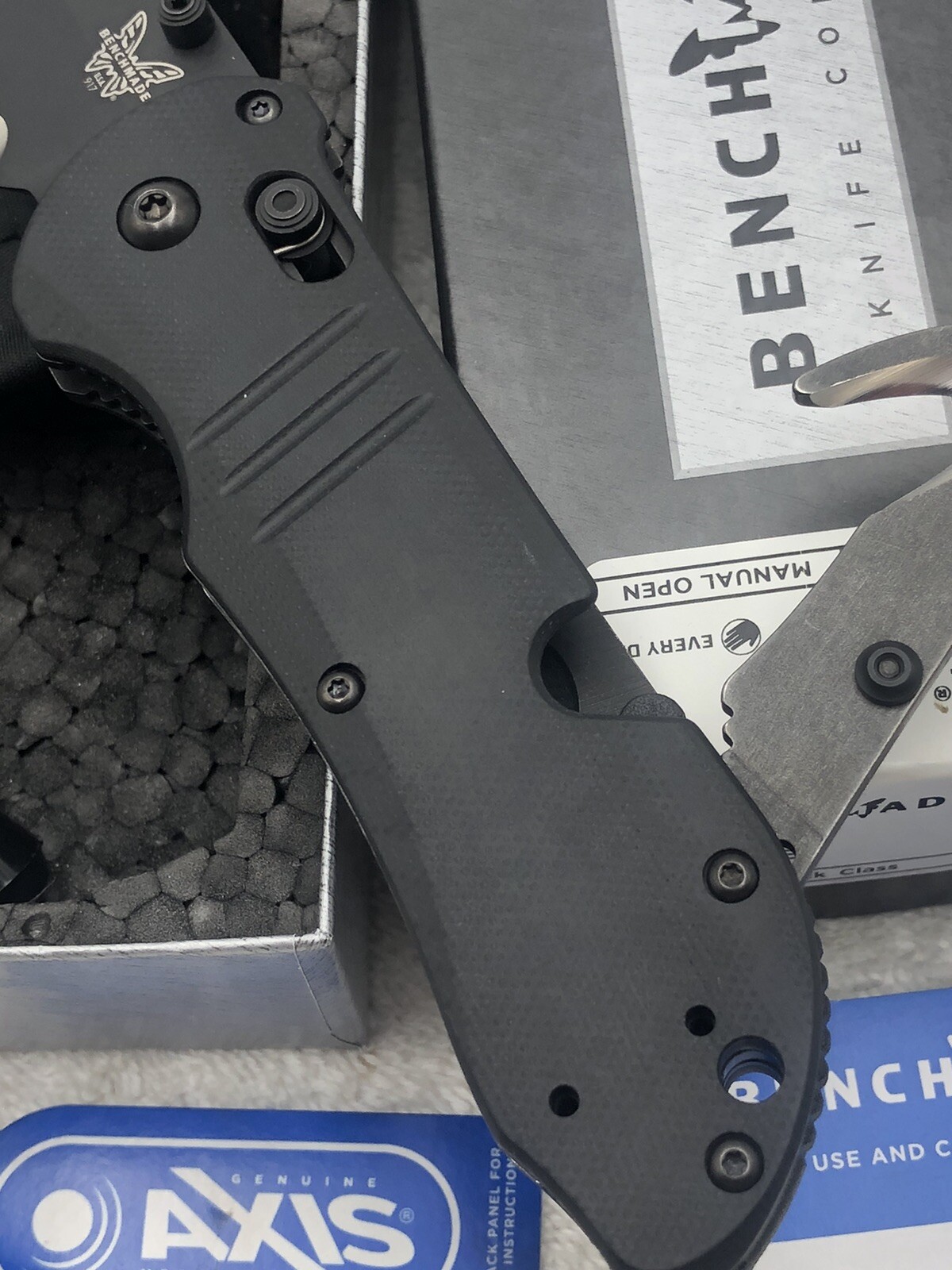 Benchmade 917SBK Tactical Triage Axis Lock Knife NIB Made In USA | eBay