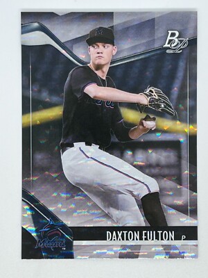2021 Bowman Platinum Ice Foil Daxton Fulton TOP-76 Marlins | eBay