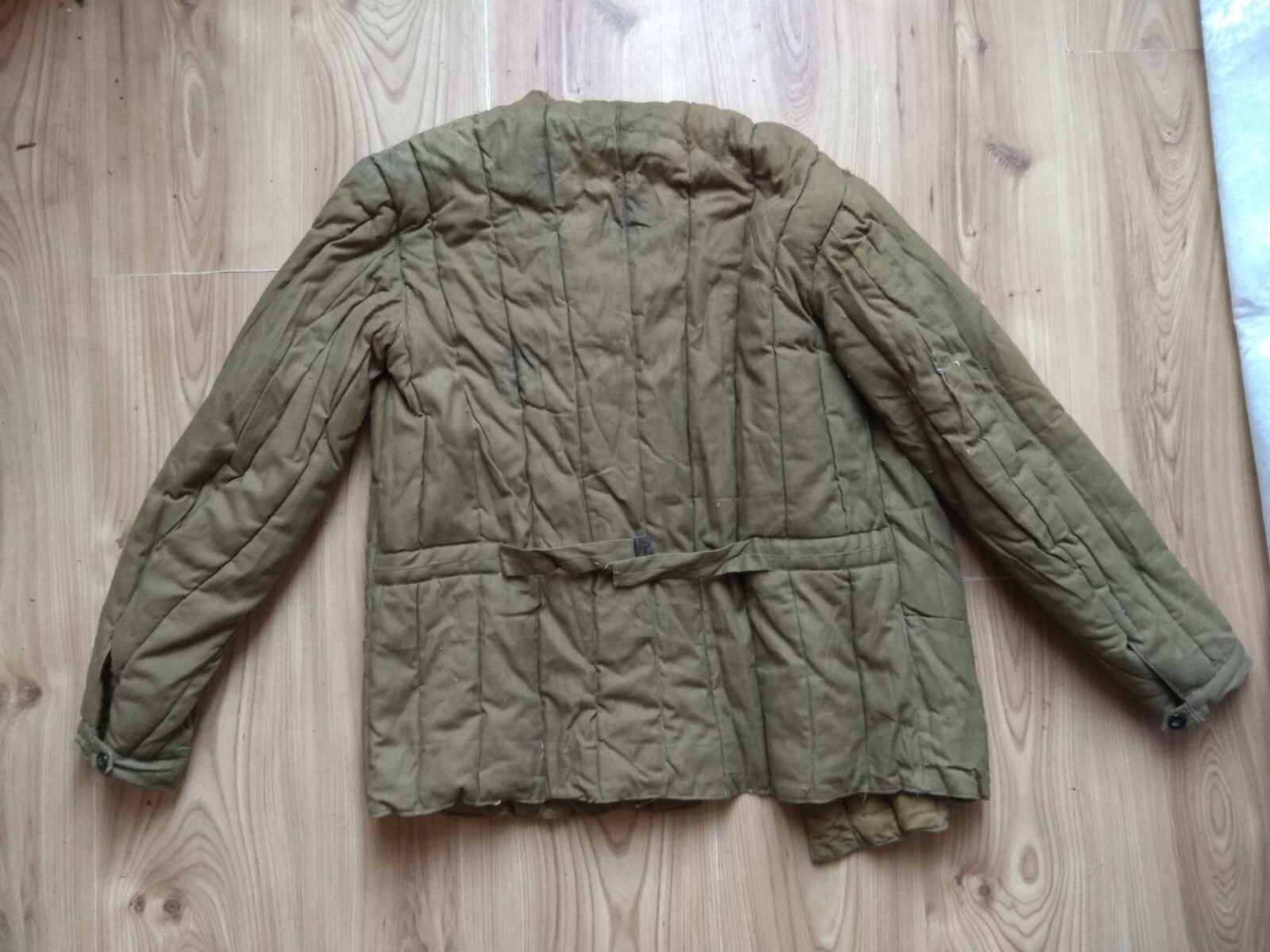 Vintage Soviet Army USSR Uniform Jacket Military FUFAIKA VATNIK ...