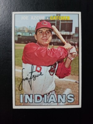 JOE AZCUE 1967 TOPPS BASEBALL CARD # 336 CLEVELAND INDIANS | eBay