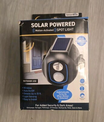 Sensor Brite Solar Sentry Wireless Solar Security Light with Motion ...