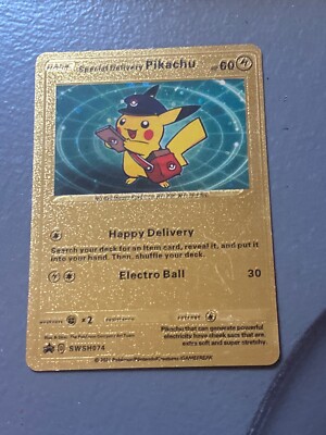 Special Delivery Pikachu SWSH074 SWSH: Sword & Shield Promo Cards Holo ...