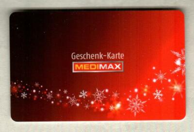 MEDIMAX ( Germany ) Snowflakes 2012 Gift Card ( $0 ) | eBay