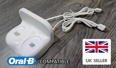 Oral B/Braun Toothbrush Double Dual/Single Wall Mount Charger Base ...