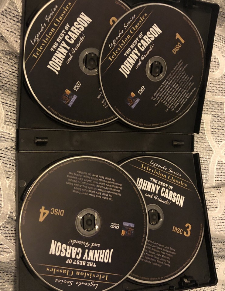 The Best of Johnny Carson (DVD, 2008, 4-Disc Set) 683904506542| eBay