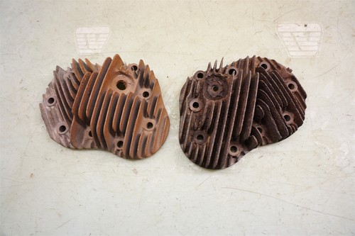 HARLEY DAVIDSON VL UL FLATHEAD 9 Bolt CYLINDER HEADS High Compression ...