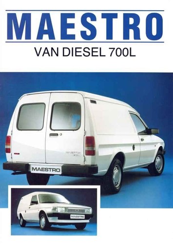 Catalogue Brochure Austin Maestro Van Diesel 700L 1990 France | eBay