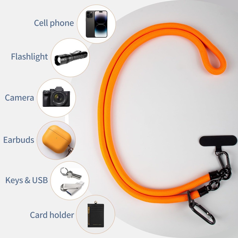 Universal Cell Phone Carrying Lanyard Leash Lanyard Crossbody Neck ...