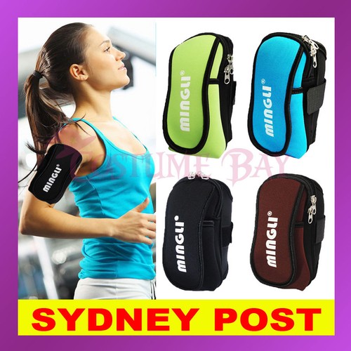 AU Sports Gym Running Mobile Phones Arm Bag Armband Wrist Pouch ...