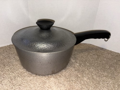 Vintage MCM Club Aluminum Hammercraft Cookware 2 qt. Sauce Pan Pot W ...
