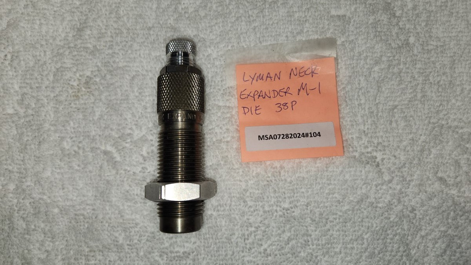 USED Lyman Neck Expander Die M-1 for 38p | eBay