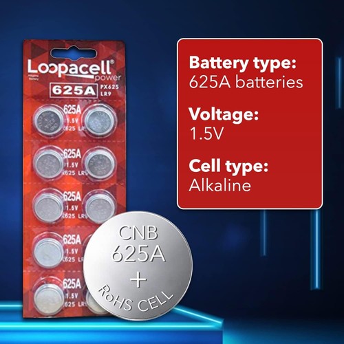 625A PX625A LR9 V625U PX625 Alkaline Battery - 1.5V Long Lasting Coin ...