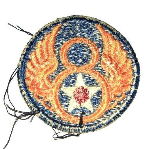 ORIGINAL CUT-EDGE FULLY EMBROIDERED WW2 AAF 8th AIR FORCE PATCH OFF UNIFORM, #2 | eBay