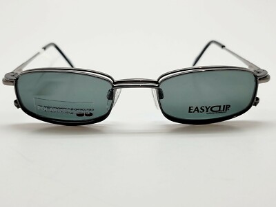 1 Unit New EasyClip MG747 Grey 20W Eyeglasses Frames 47-19-135 #521 | eBay