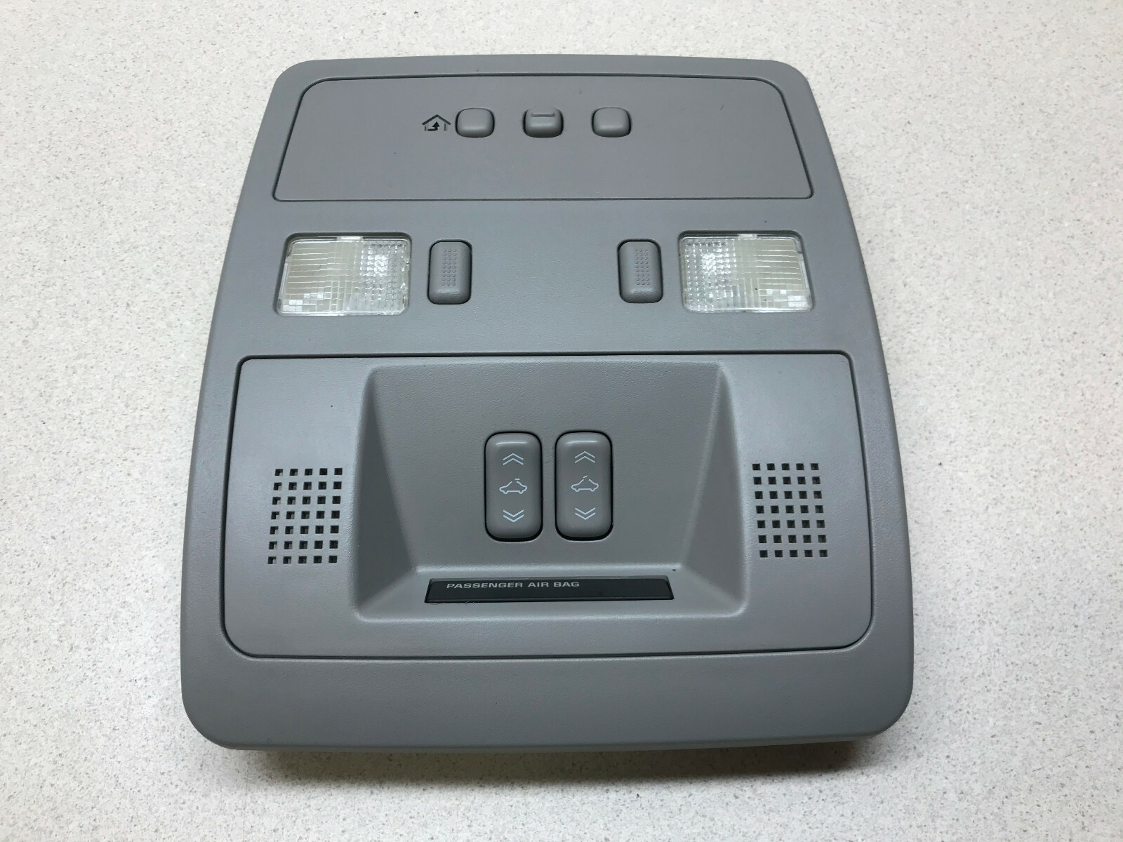 2005-2011 CADILLAC STS OVERHEAD ROOF LIGHT LAMP HOMELINK OEM GRAY ...