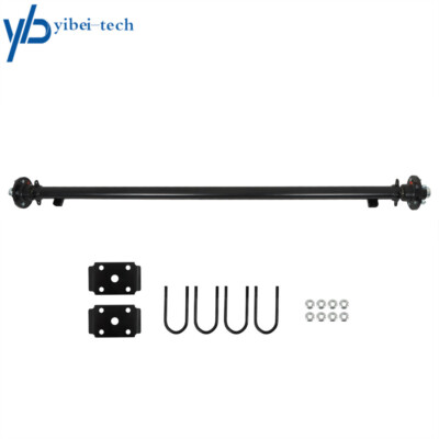 3.5K Trailer Axle 5 lug 73" HF 58" Spring Center 60" 5 on 4.5" with U ...