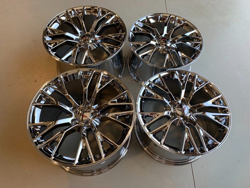 Chrome C7 Z06 Corvette Style Wheels 19x10 20x12 C6 C7 GS ZO6 ZR1 L@@K ...