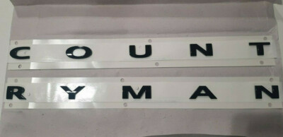 Genuine MINI F60 Countryman Lettering Piano Black Rear Boot Trunk ...