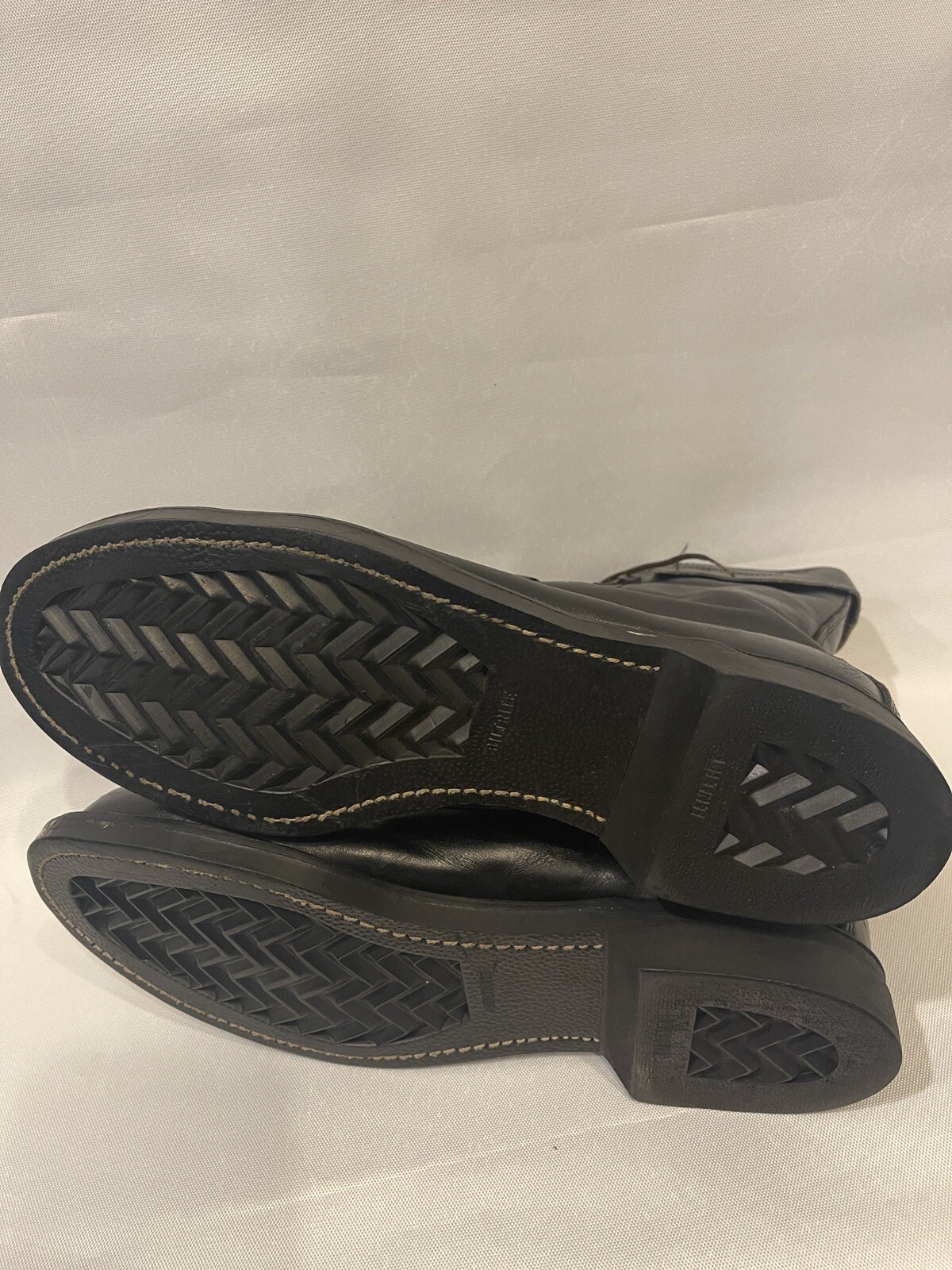 Addison Shoe Co Black Leather Steel Toe Military Comb… - Gem