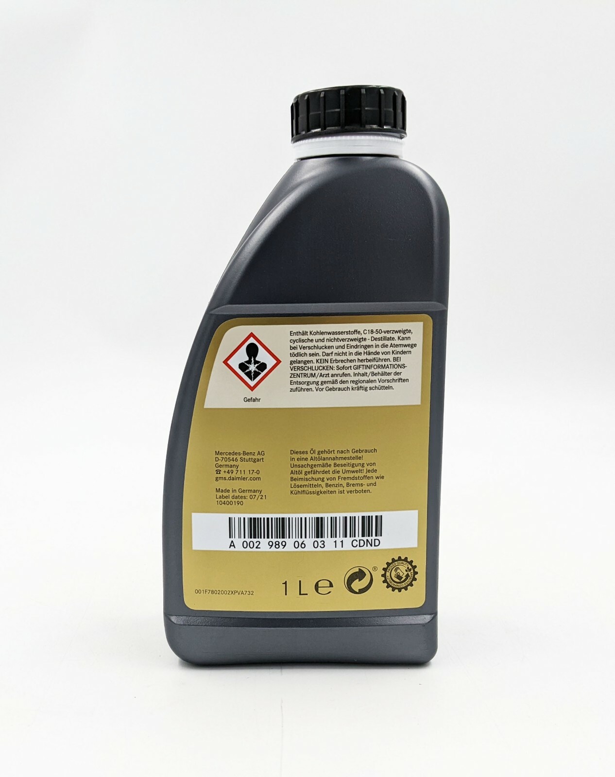 10x 1 Liter Original Mercedes 9Gang Automatikgetriebeöl FE MB 236.17 ...