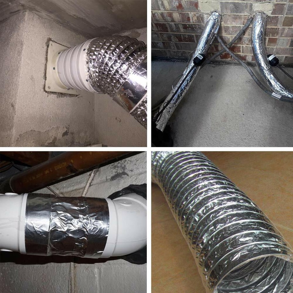 1.2in x 33FT Aluminum Foil Tape Heat Resistant Waterproof Insulation ...