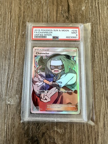 Pokemon Channeler Full Art 232 PSA 9 Unified Minds | eBay