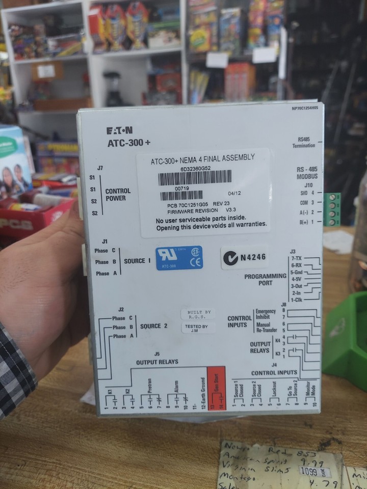 Eaton Cat Atc-300+ transfer switch still in box new old stock | eBay