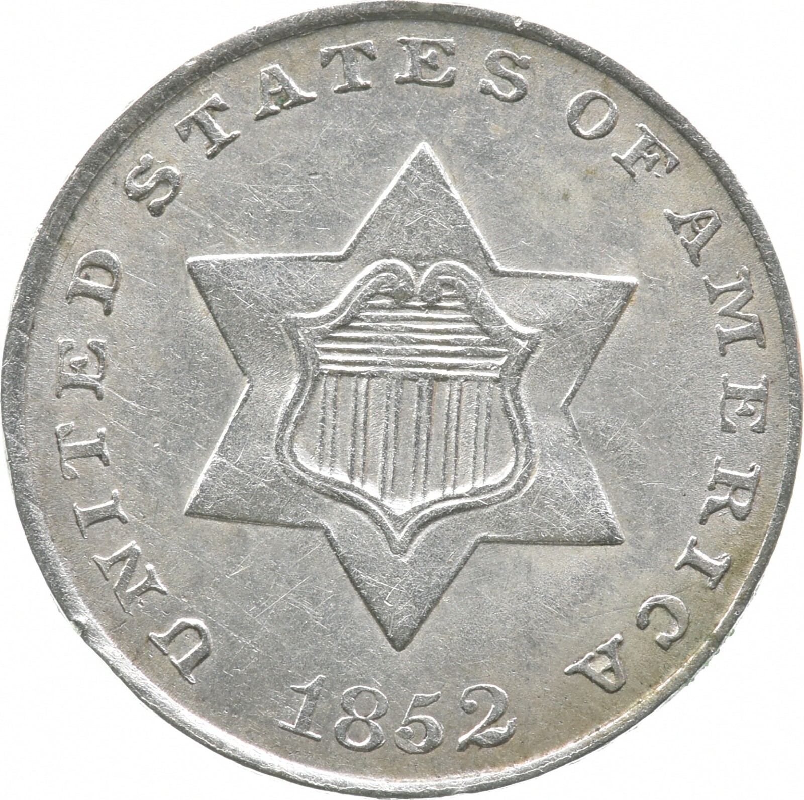 1852 Silver Three Cent Piece Trime *2403 | eBay