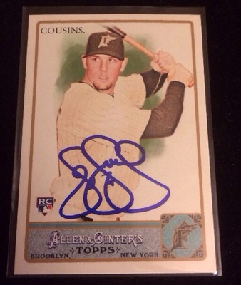 SCOTT COUSINS 2011 TOPPS ALLEN GINTERS RC ROOKIE Autographed Signed ...