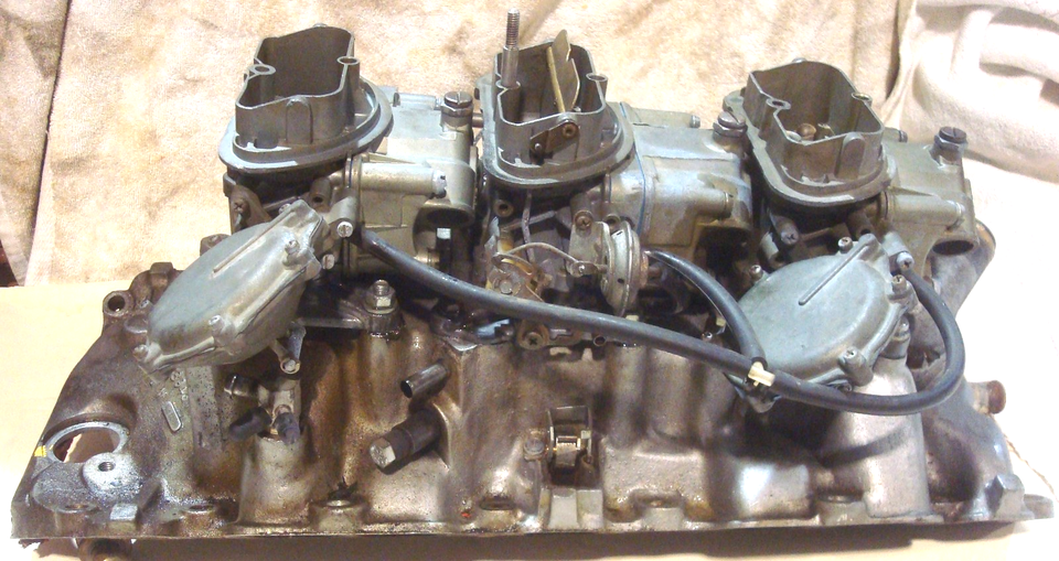 1967 Corvette Tri Power Holley 3660 3659 Carburetor 427 435 HP GM ...