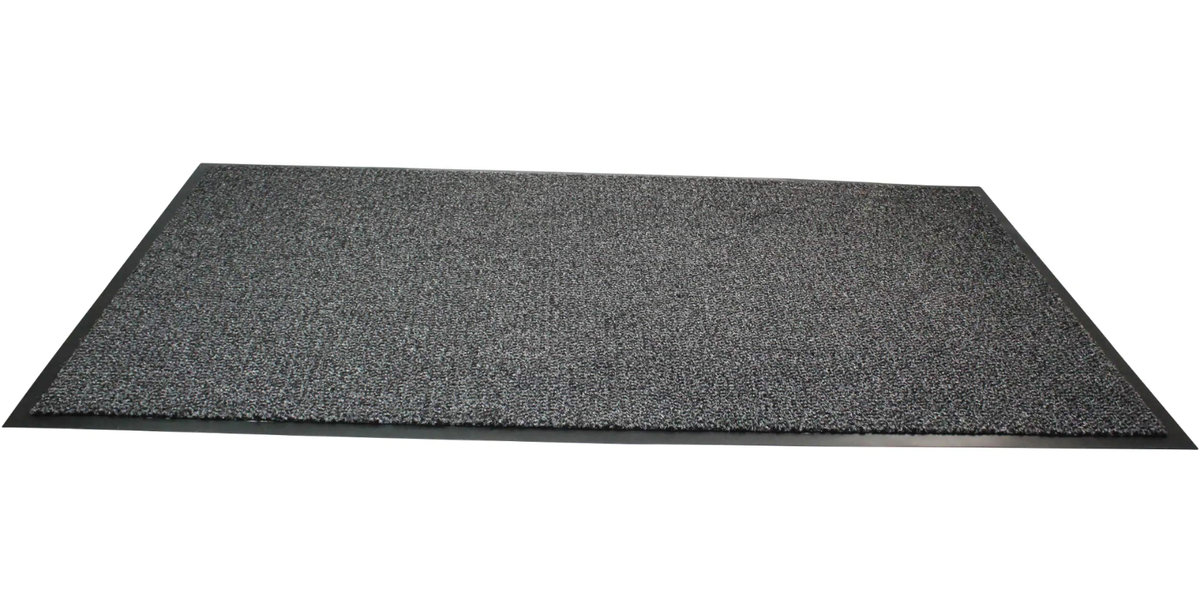 Grey Entrance Mat Indoor Use Premium Heavy Duty PVC 90x150cm Office ...