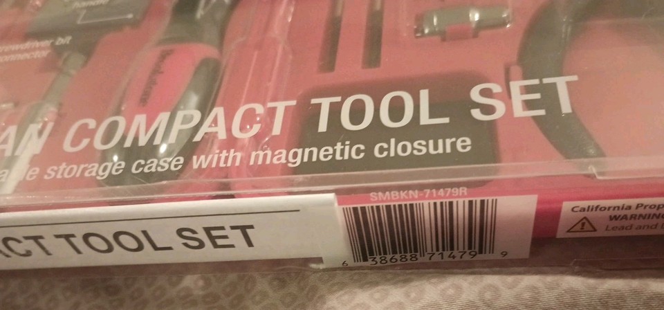 Brookstone 24pc. Urban Compact Tool Set & Durable Storage Case Magnetic ...