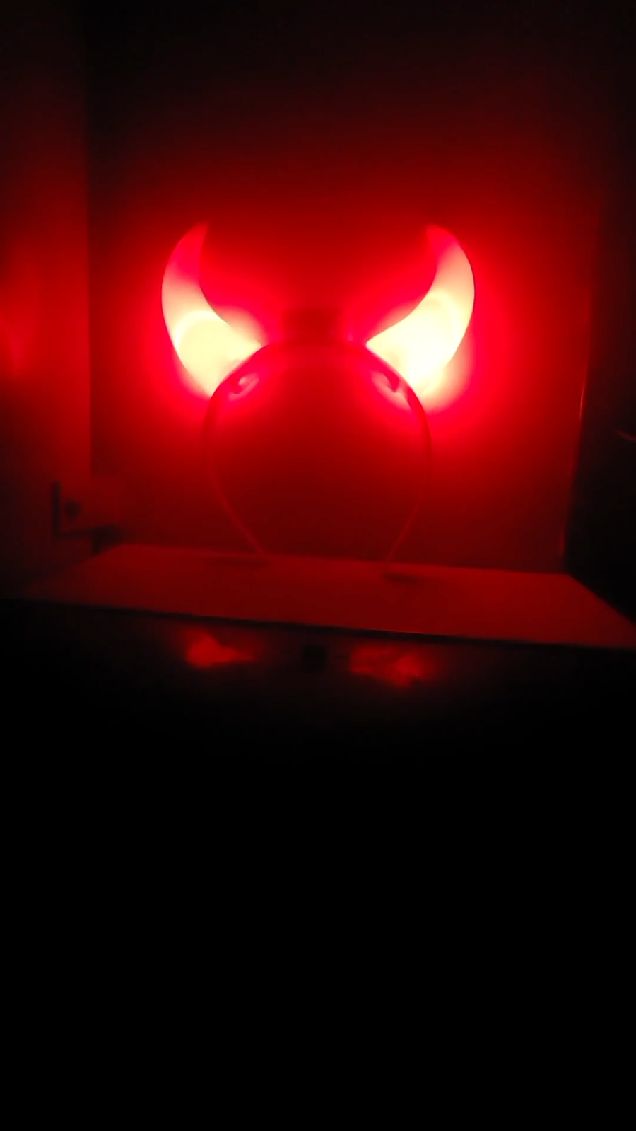 Light up Flashing Glowing Red Devil Horns LED Costume Headband for sale ...
