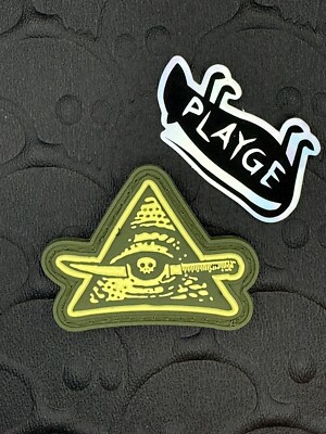ASE Patch - Mexican Chocolate Design x Playge PVC RE - GID on Olive ...