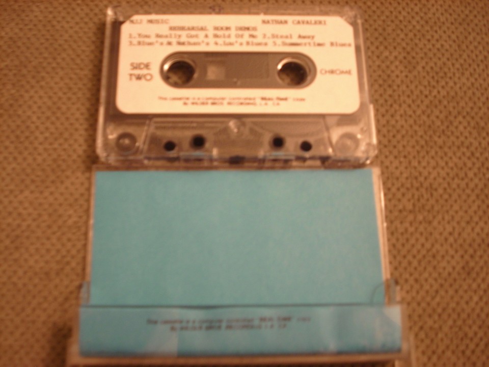 MEGA RARE PROMO Nathan Cavaleri 94 DEMO CASSETTE TAPE Michael Jackson ...
